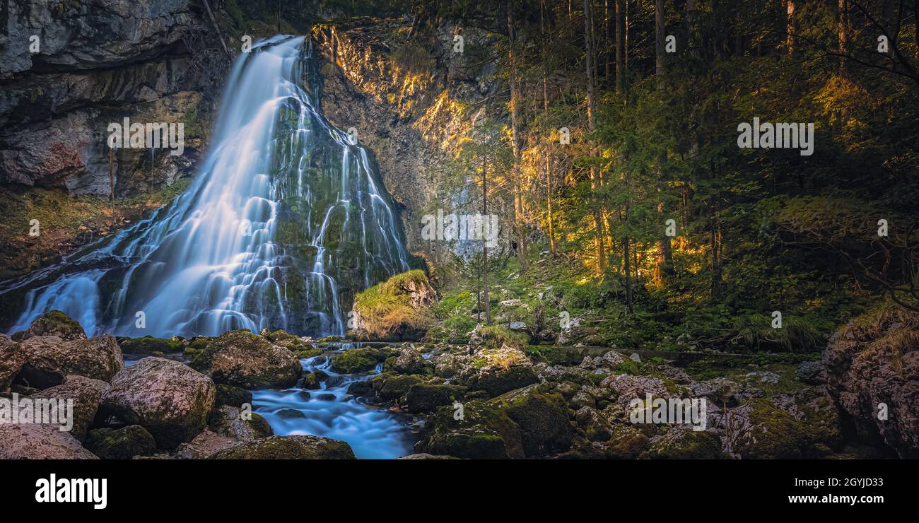 The Gollinger wasserfall (sometimes named Gollingfall or ...