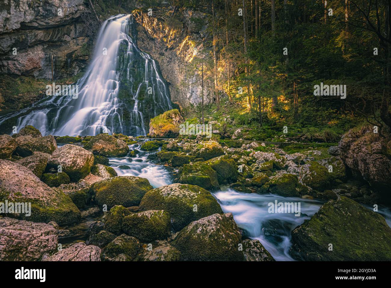 The Gollinger wasserfall (sometimes named Gollingfall or ...