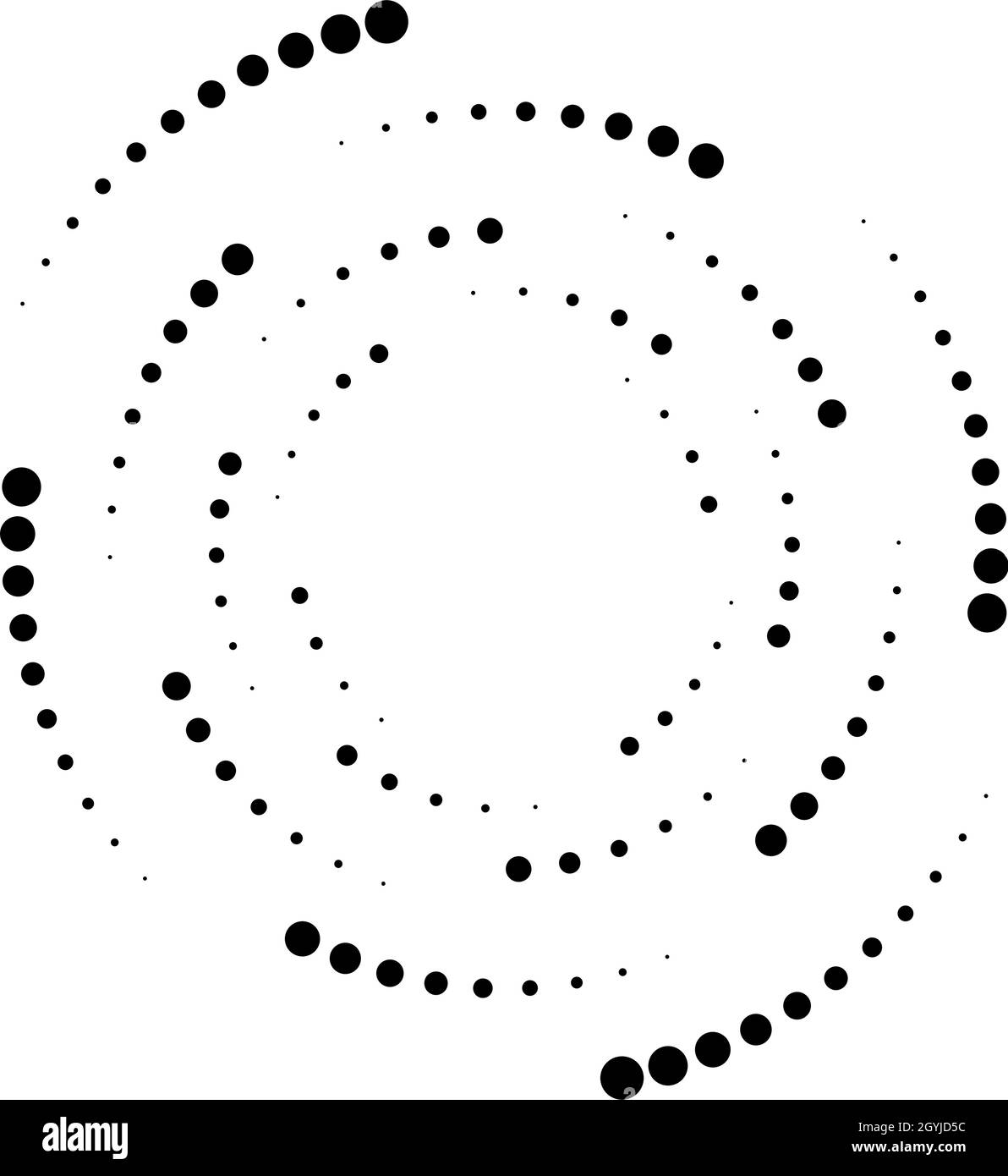 Spiral, swirl ,twirl circular, concentric element. Whirlpool, whirlwind ...