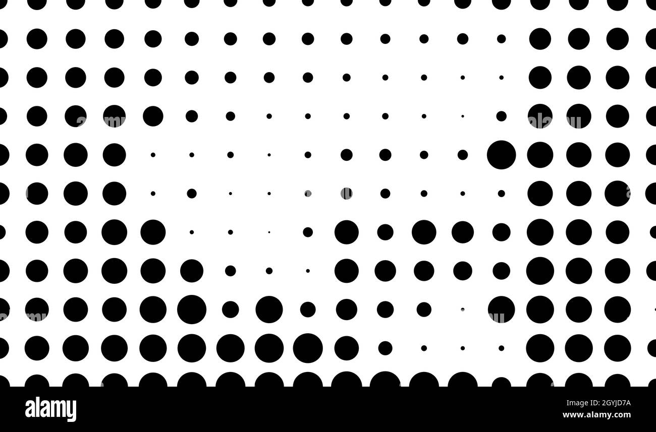 Halftone, random circles, random dots pattern, texture, background ...