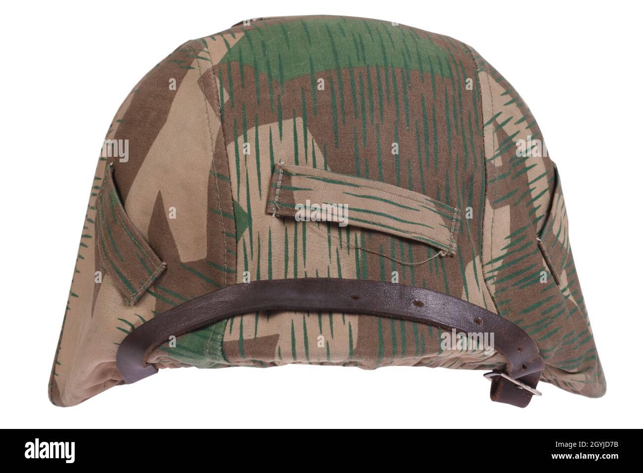 German nazi army helmet with cover, camouflage type Splinter, helmet ...