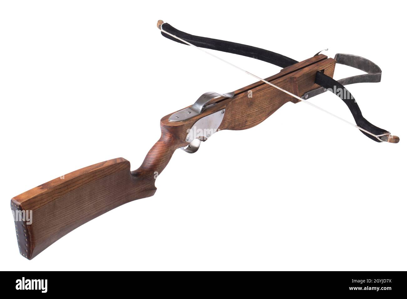 medieval crossbow isolated on white background Stock Photo - Alamy