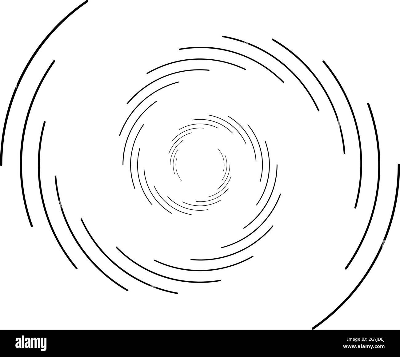 Spiral, swirl ,twirl circular, concentric element. Whirlpool, whirlwind ...