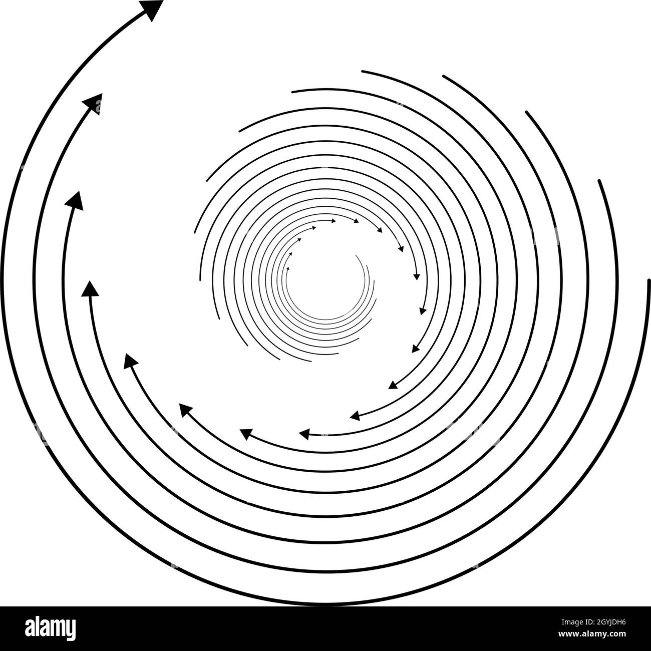 Circular arrows for steps, stages, phases concepts. Cyclic, cycle ...