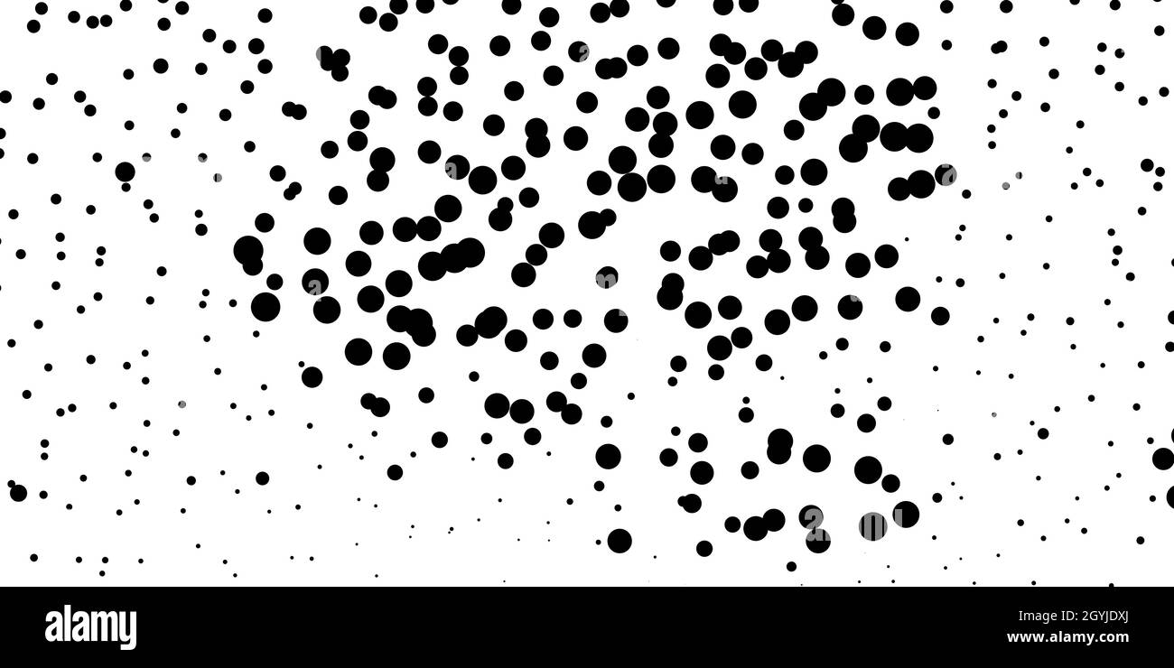 Halftone, random circles, random dots pattern, texture, background ...