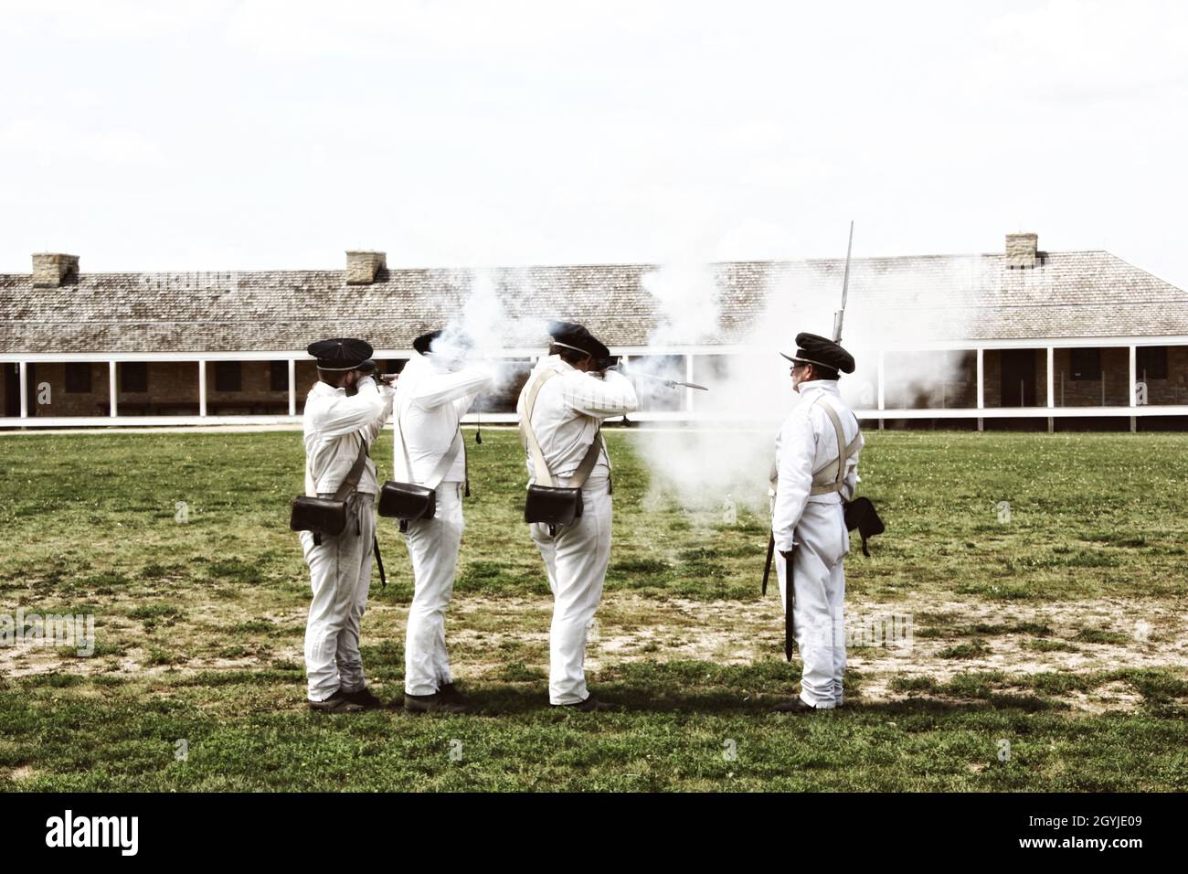 SAINT PAUL, UNITED STATES - Jun 13, 2017: The 1800's reenactment USA ...