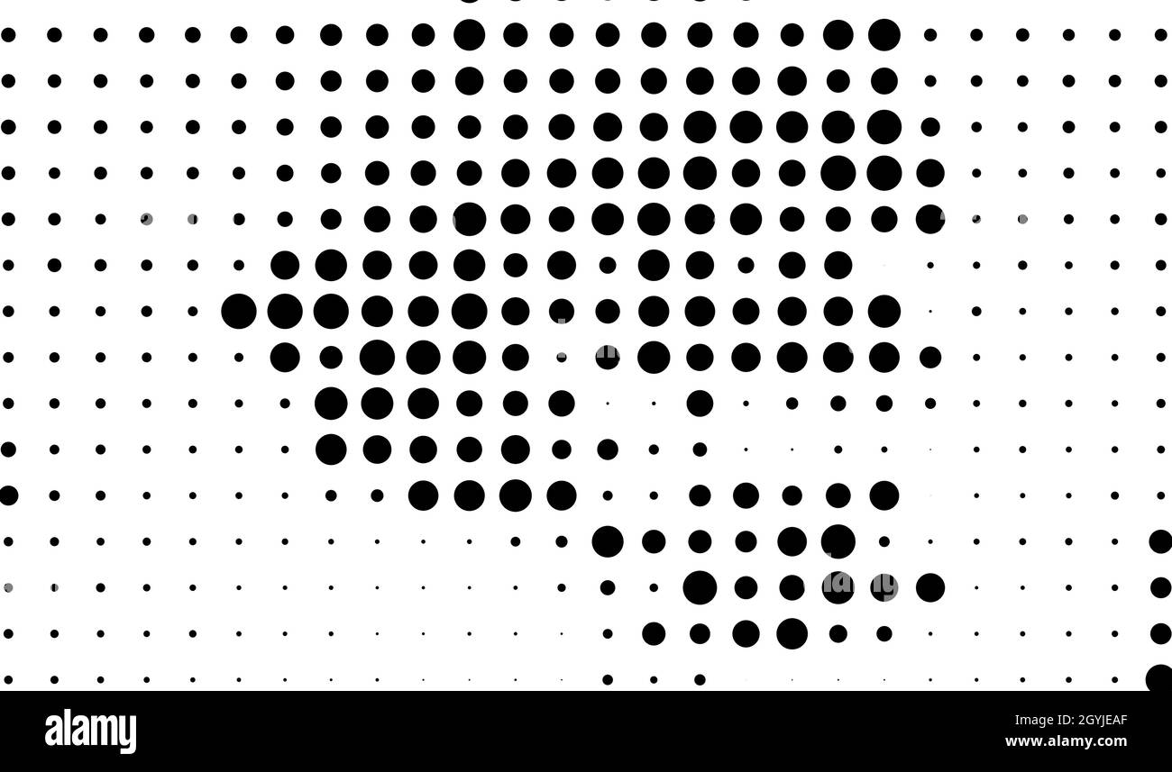 Halftone, random circles, random dots pattern, texture, background illustration - stock vector ...