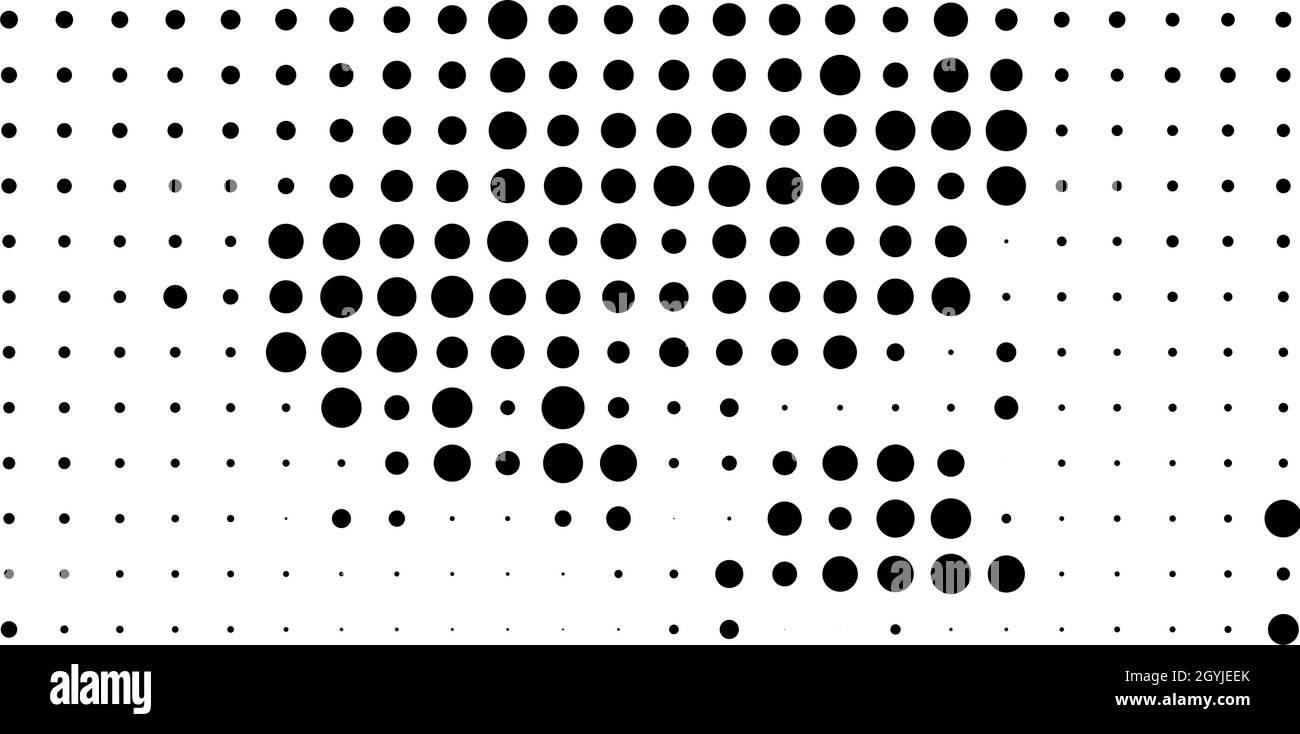 Halftone, random circles, random dots pattern, texture, background ...