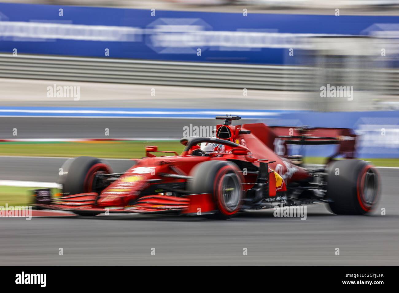 16 LECLERC Charles (mco), Scuderia Ferrari SF21, action during the Formula 1 Rolex Turkish Grand ...