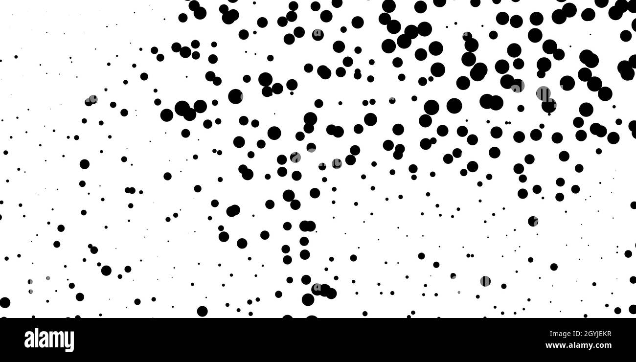 Halftone, random circles, random dots pattern, texture, background illustration - stock vector ...