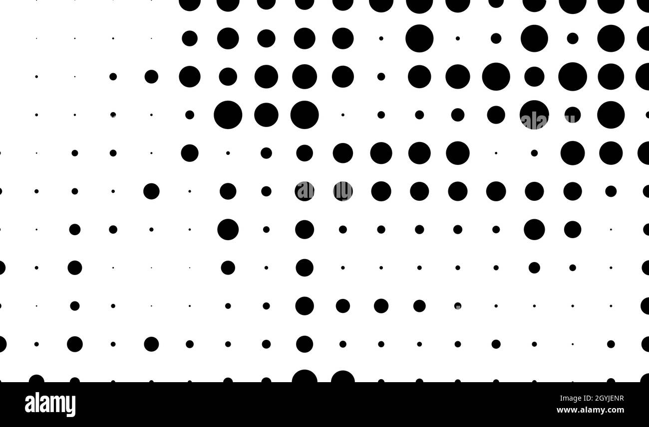 Halftone, random circles, random dots pattern, texture, background ...