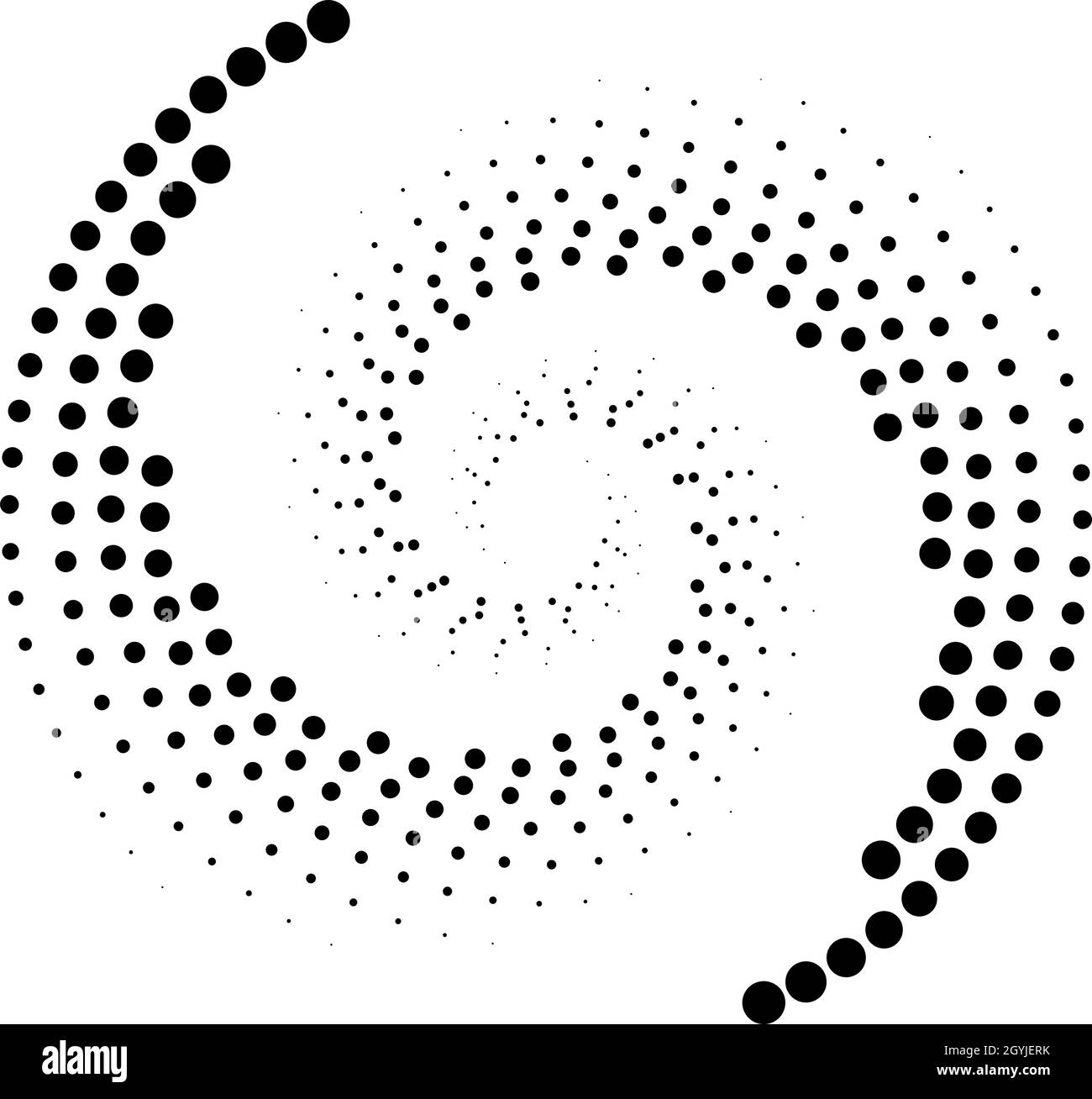 Spiral, swirl ,twirl circular, concentric element. Whirlpool, whirlwind ...