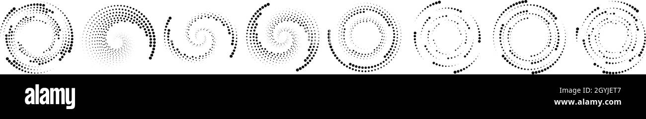 Spiral, swirl ,twirl circular, concentric element. Whirlpool, whirlwind ...