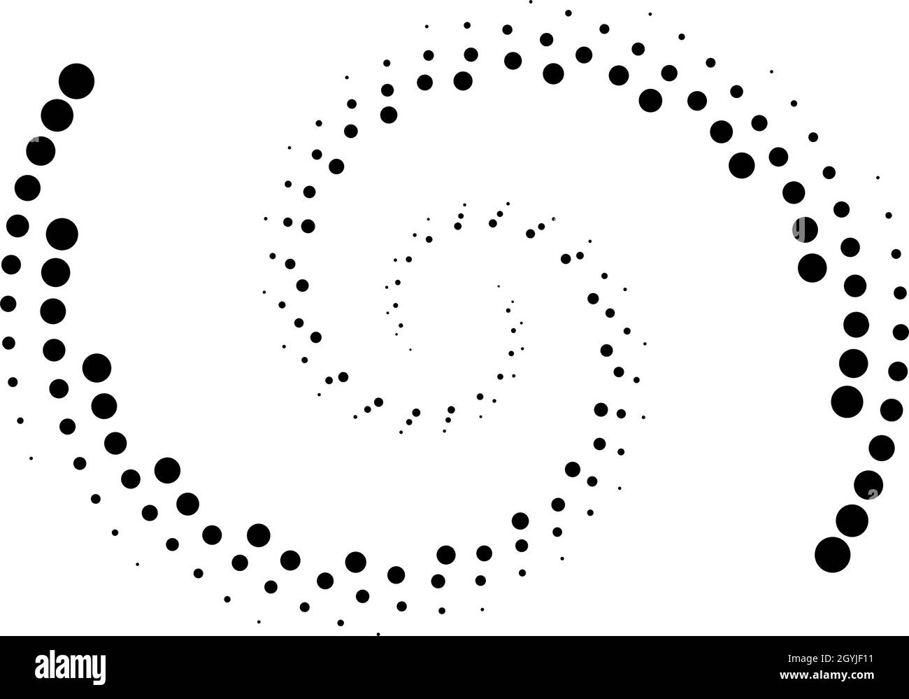 Spiral, swirl ,twirl circular, concentric element. Whirlpool, whirlwind ...
