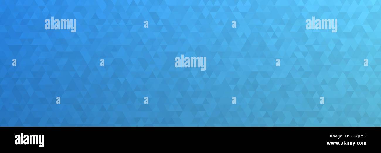 Abstract low poly background in blue as a panorama header Stock Photo ...