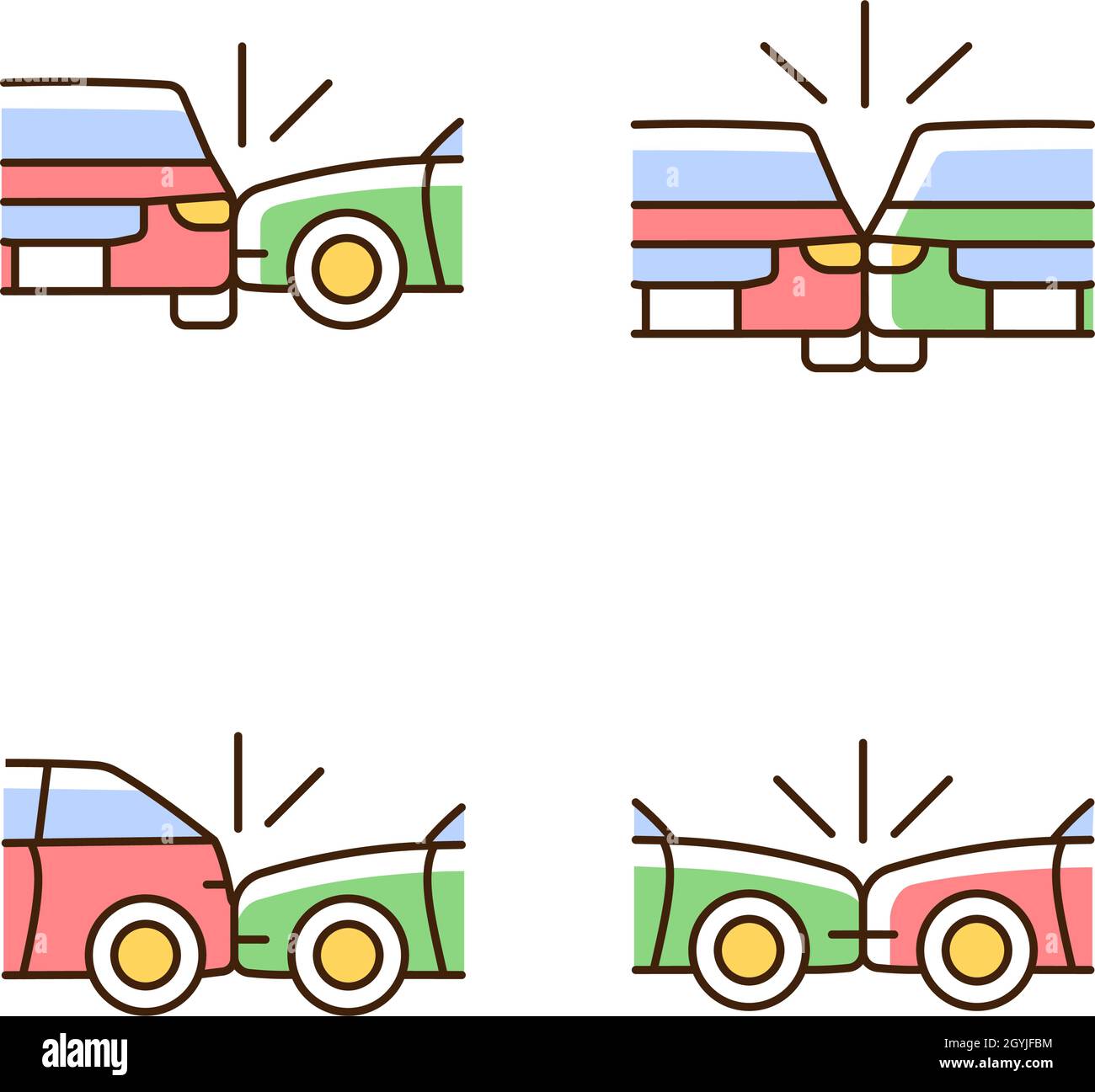 Vehicle broken down on Stock Vector Images - Alamy