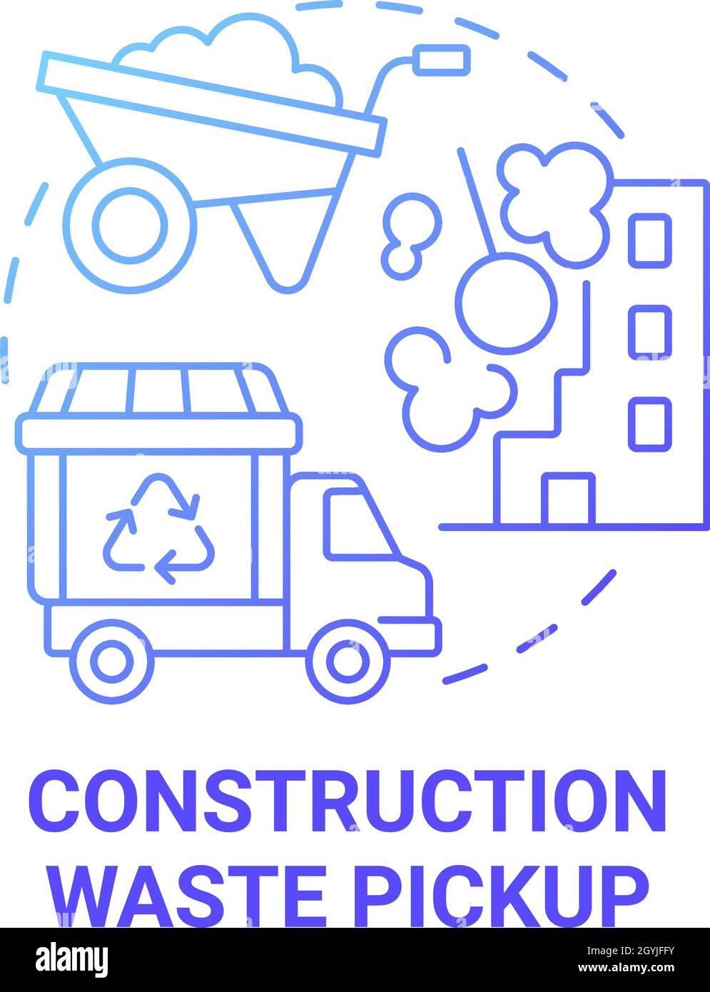 Demolition Debris Removal Stock Vector Images - Alamy