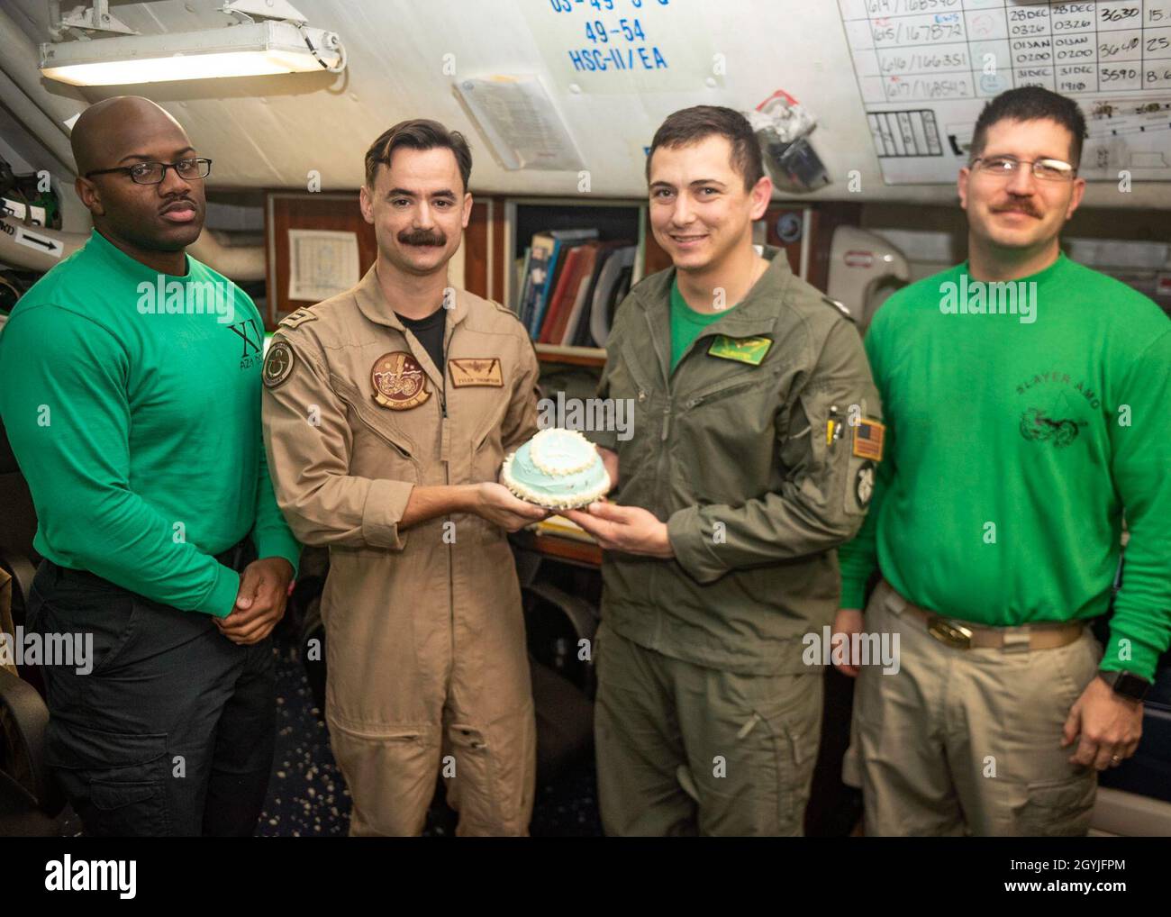 200101-N-WO152-1001 ARABIAN SEA (Dec. 20, 2019) Sailors assigned to the ...