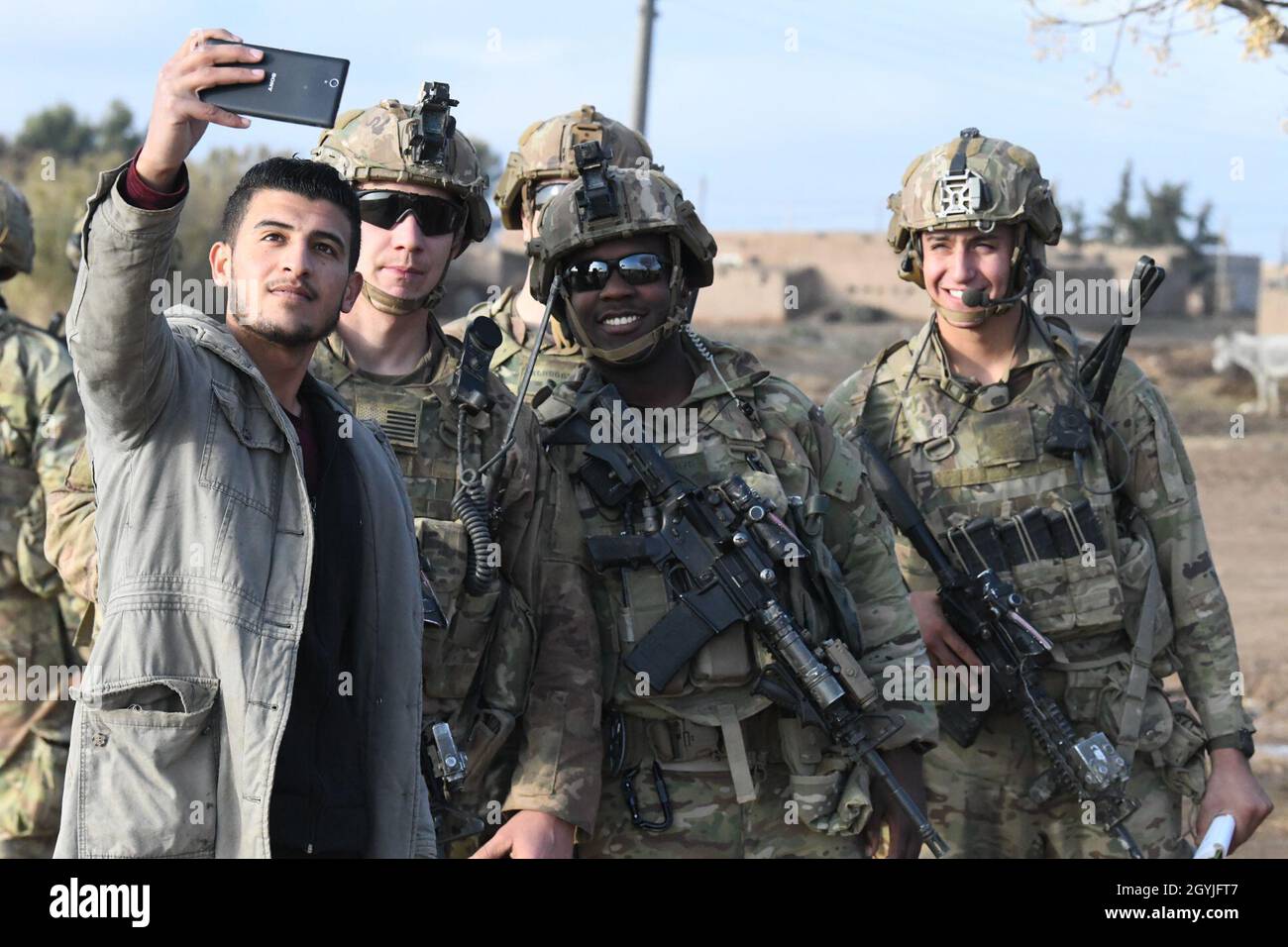U.S. Soldiers with Alpha Company, 3rd Battalion, 21st Infantry Regiment ...
