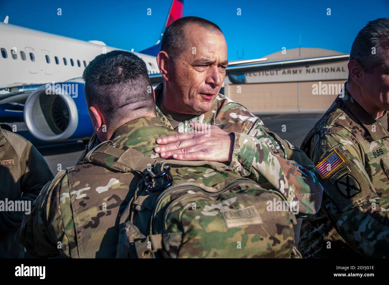 WINDSOR LOCKS, Conn. - Command Sgt. Major John Carragher, state command ...