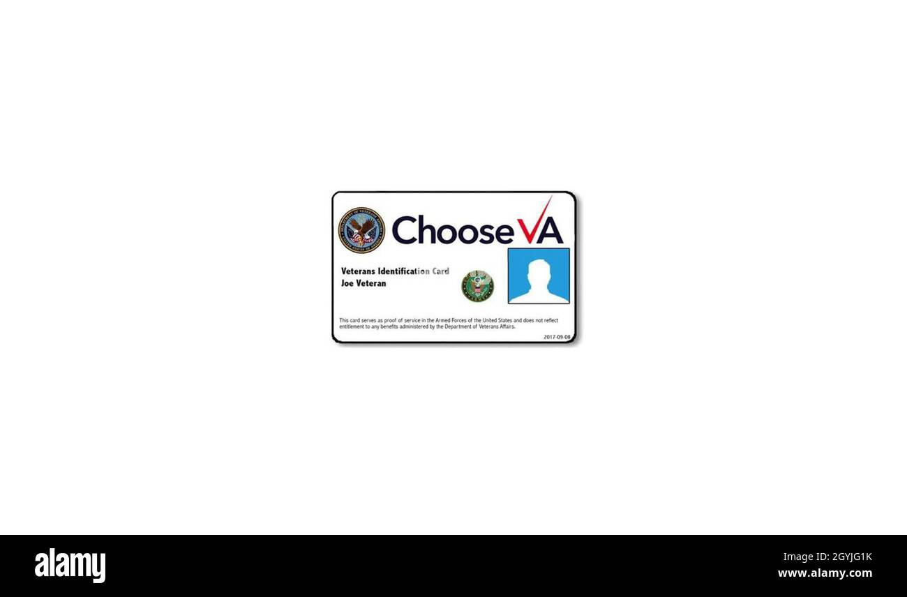 The card, above, is a Veterans Identification Card, or VIC. The VIC is ...