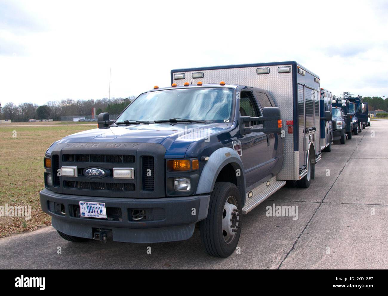 The 43rd Civil Support Team (CST), South Carolina National Guard, loads ...