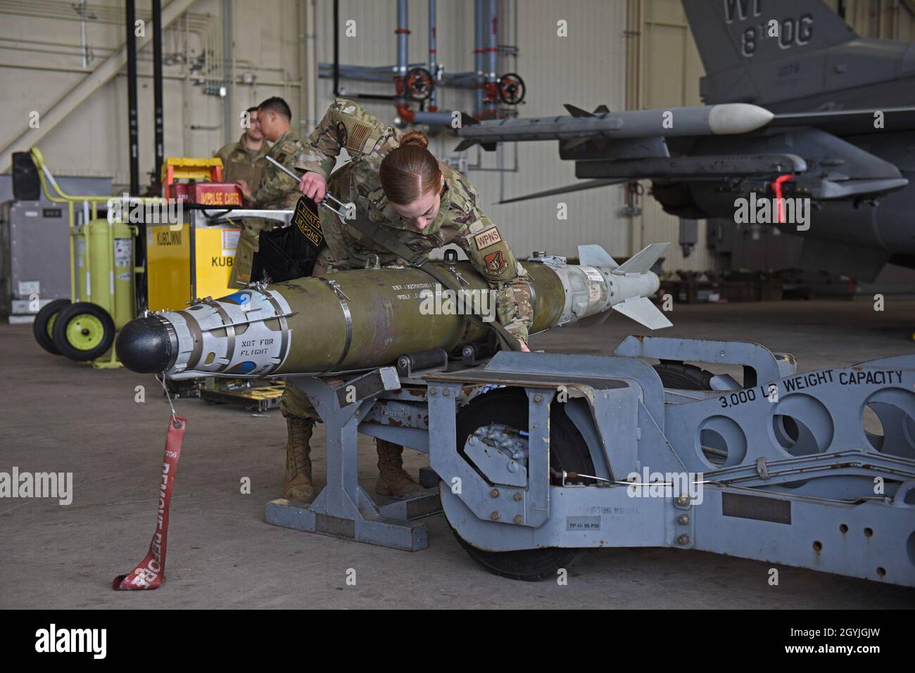 U.S. Air Force Staff Sgt. Kailin Rime, 80th Aircraft Maintenance Unit ...