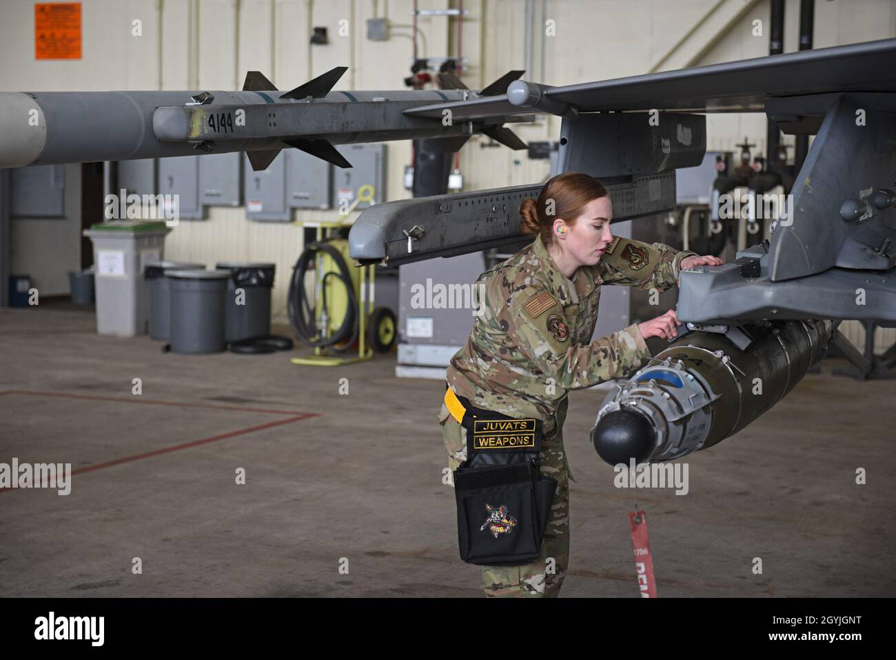 U.S. Air Force Staff Sgt. Kailin Rime, 80th Aircraft Maintenance Unit ...