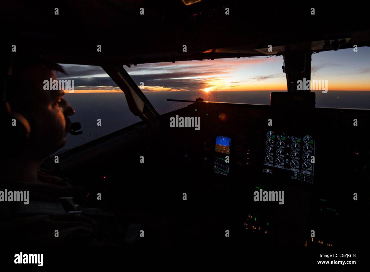 A U.S. Air Force KC-135 Stratotanker pilot assigned to 28th ...