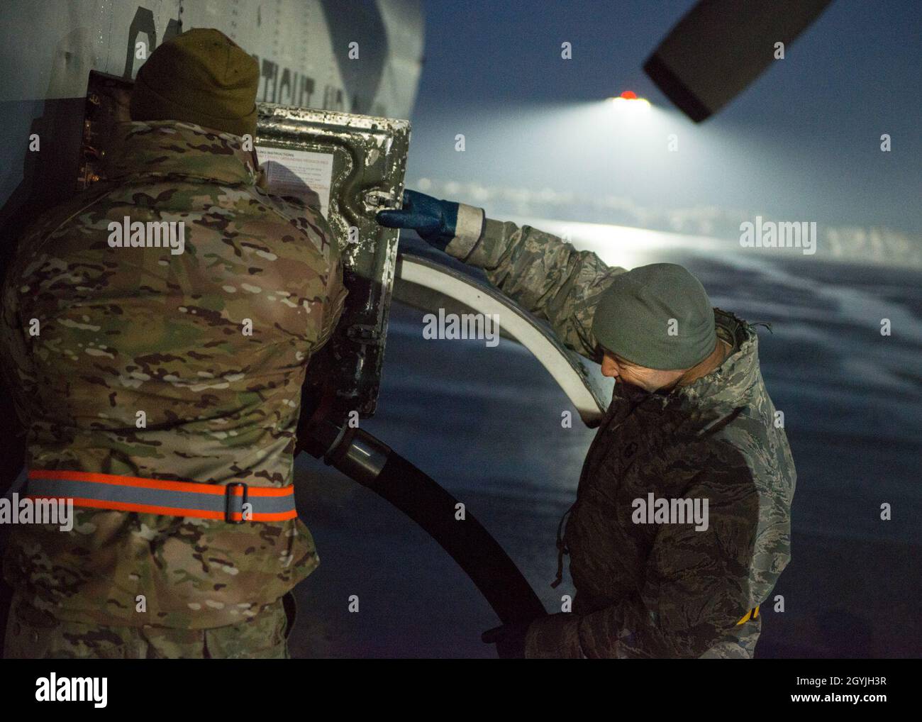 Staff Sgt. Max Feinstein (left), 103rd Aircraft Maintenance Squadron ...