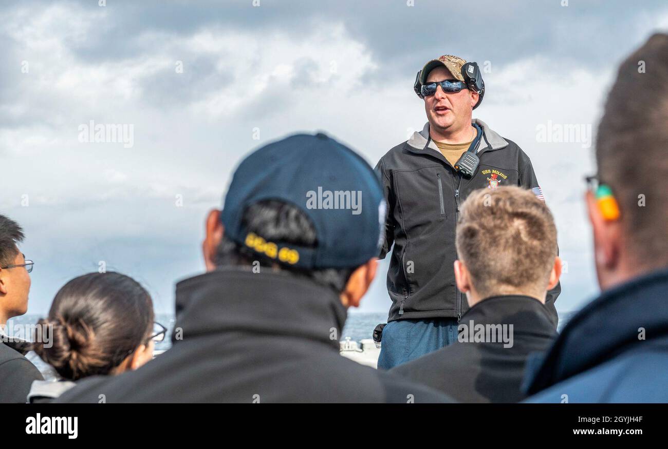 SEA OF JAPAN (Jan. 4, 2020) Chief Gunner’s Mate Daniel Bieber, from ...