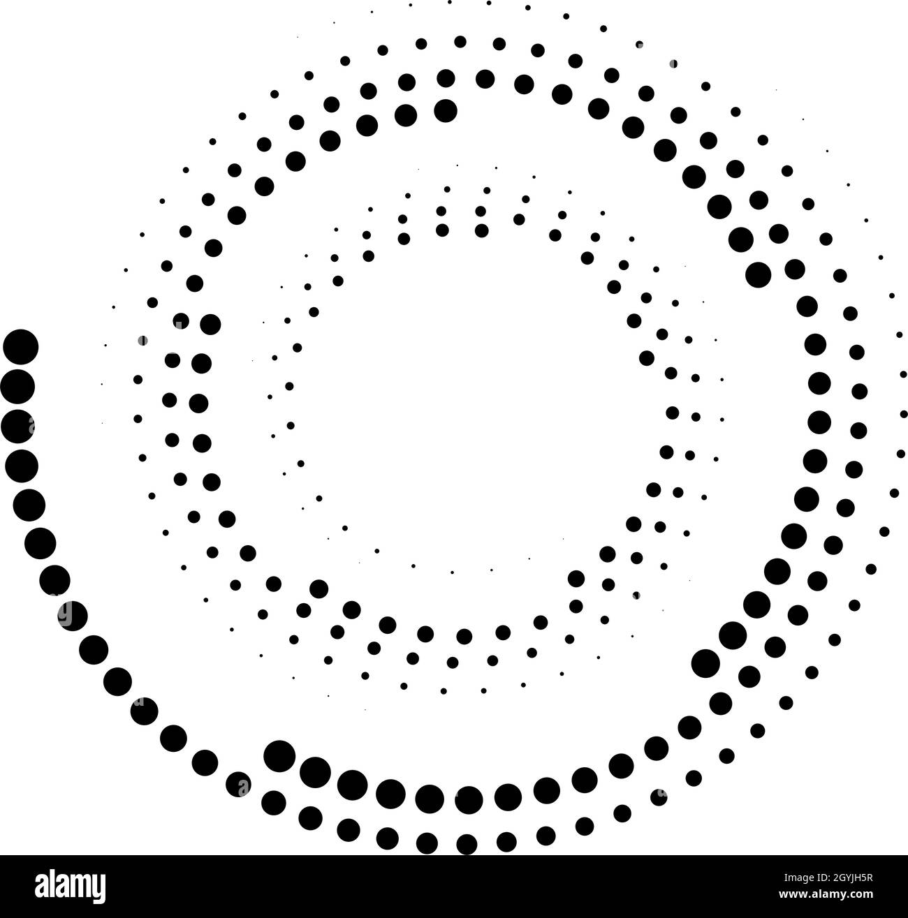 Spiral, swirl ,twirl circular, concentric element. Whirlpool, whirlwind ...
