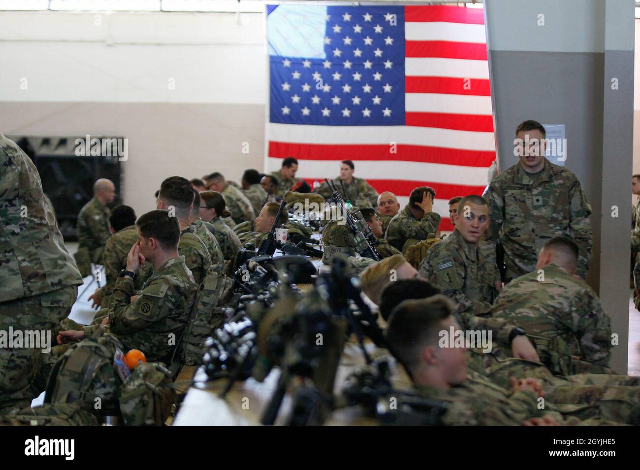 Paratroopers assigned to 1st Brigade Combat Team, 82nd Airborne ...