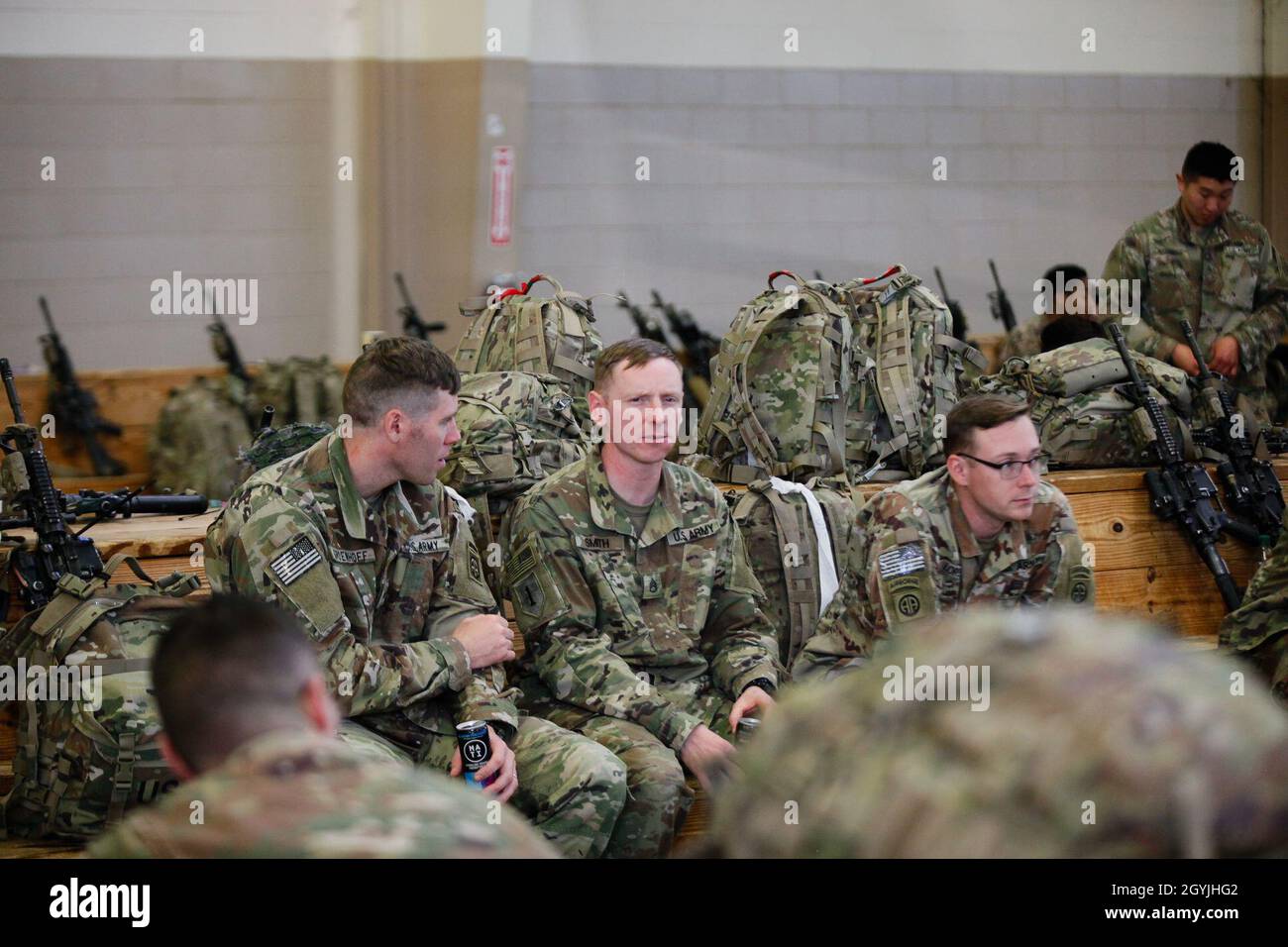 Paratroopers assigned to 1st Brigade Combat Team, 82nd Airborne ...