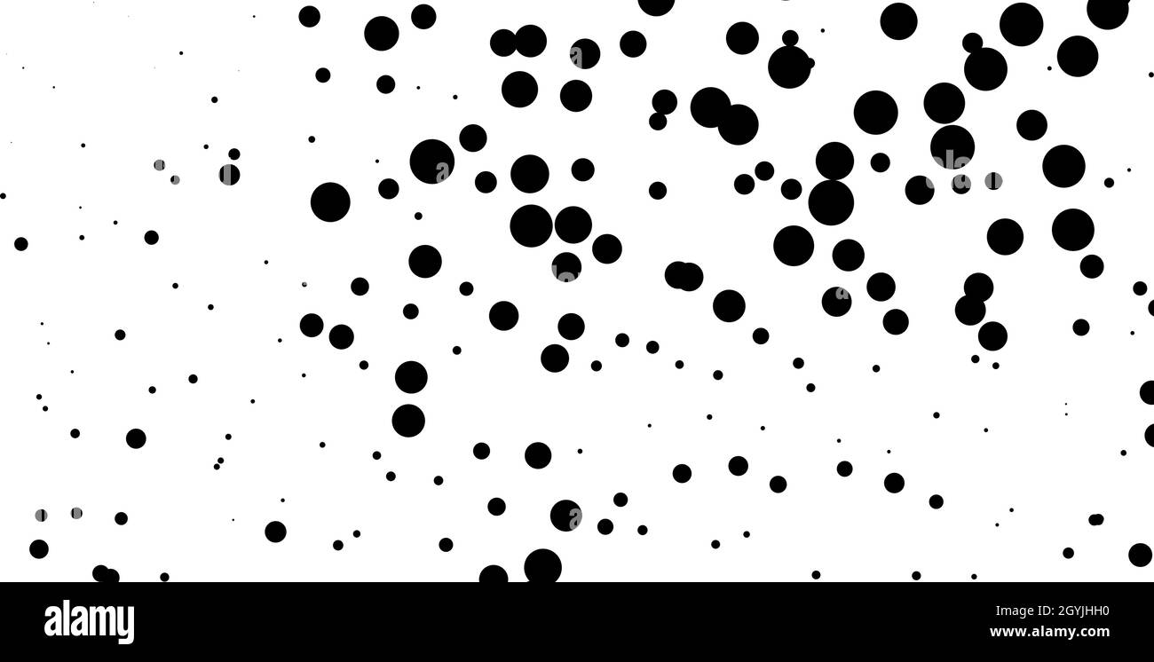 Halftone, random circles, random dots pattern, texture, background ...