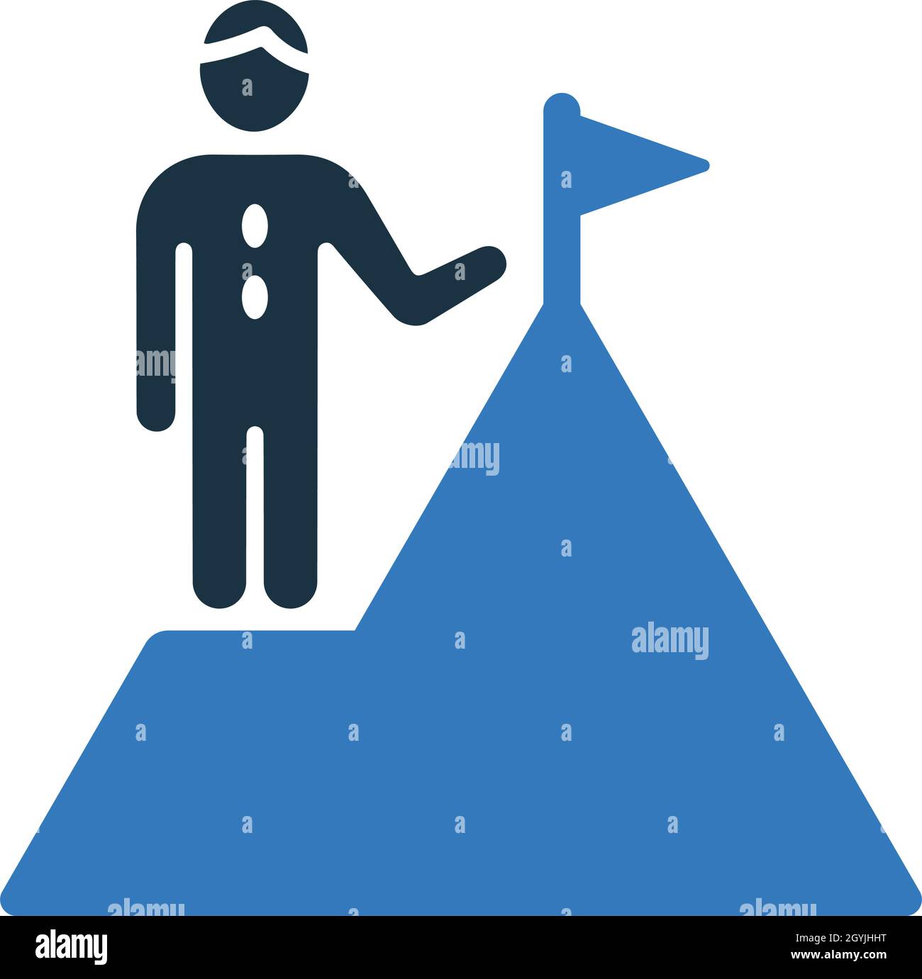 Goal accomplished Stock Vector Images - Alamy