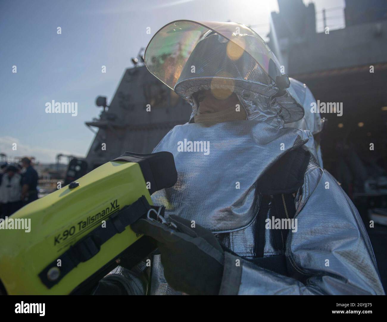 Navy firefighting thermal imager hi-res stock photography and images ...