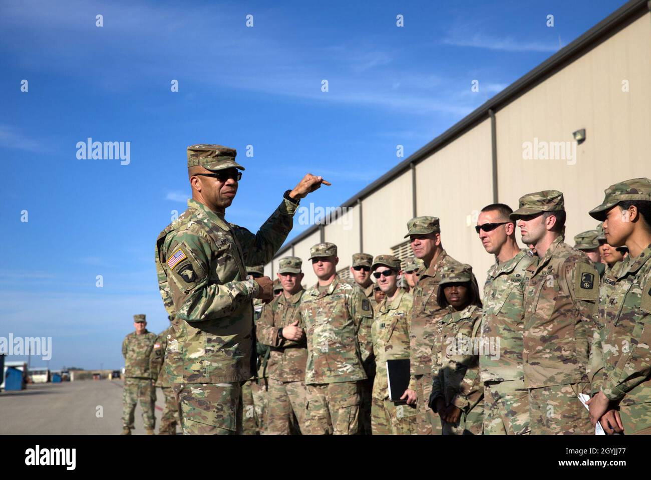 Maj. Gen. AC Roper addresses 11th Expeditionary Combat Aviation Brigade ...