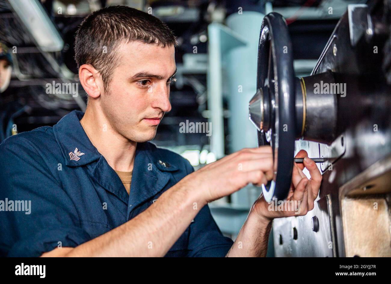 SEA OF JAPAN (Jan. 6, 2020) Electronics Technician 1st Class William ...