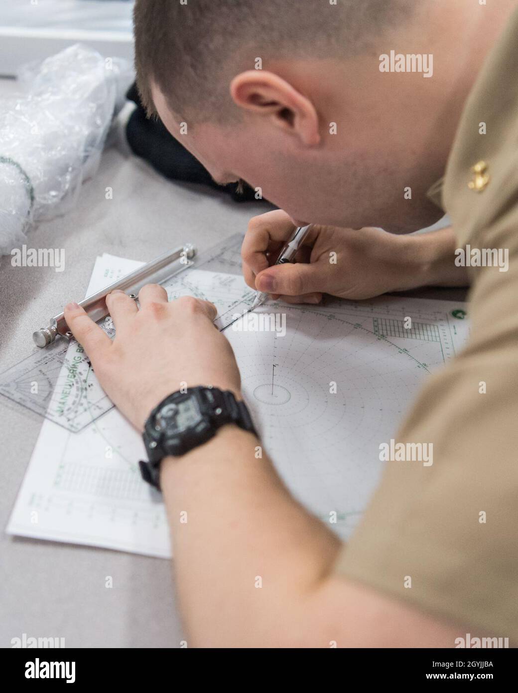 Plotting a course hi-res stock photography and images - Alamy