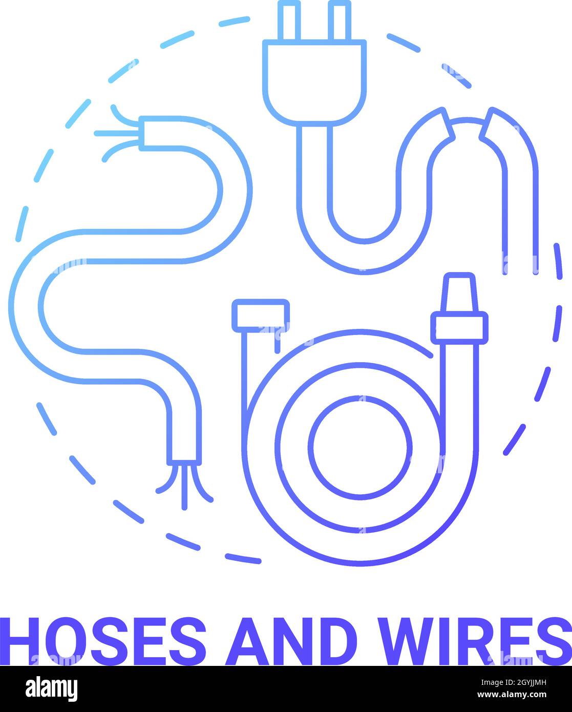 Hose management Stock Vector Images - Alamy