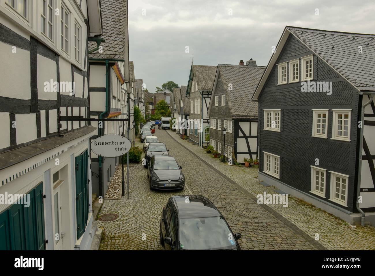 The traditional houses of Freudenburg on Germany Stock Photo - Alamy