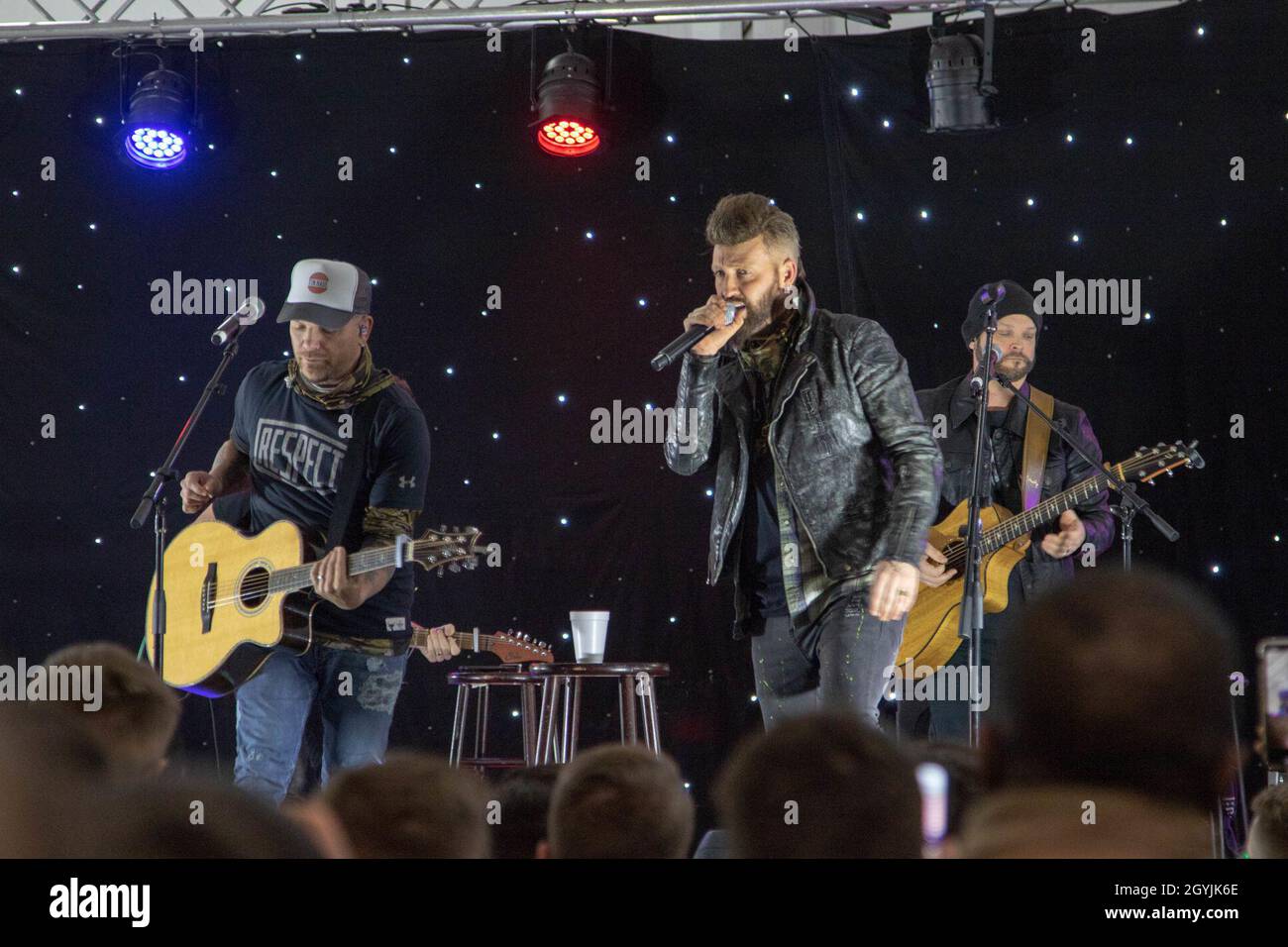 Country music band LoCash performs on Mihail Kogalniceanu Air Base ...