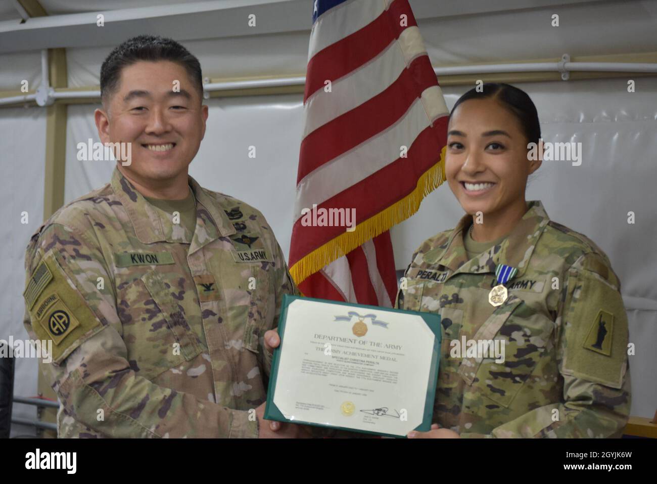 Spc. Christina Peralta, 1019th Quarter Master Company, 77th Special ...