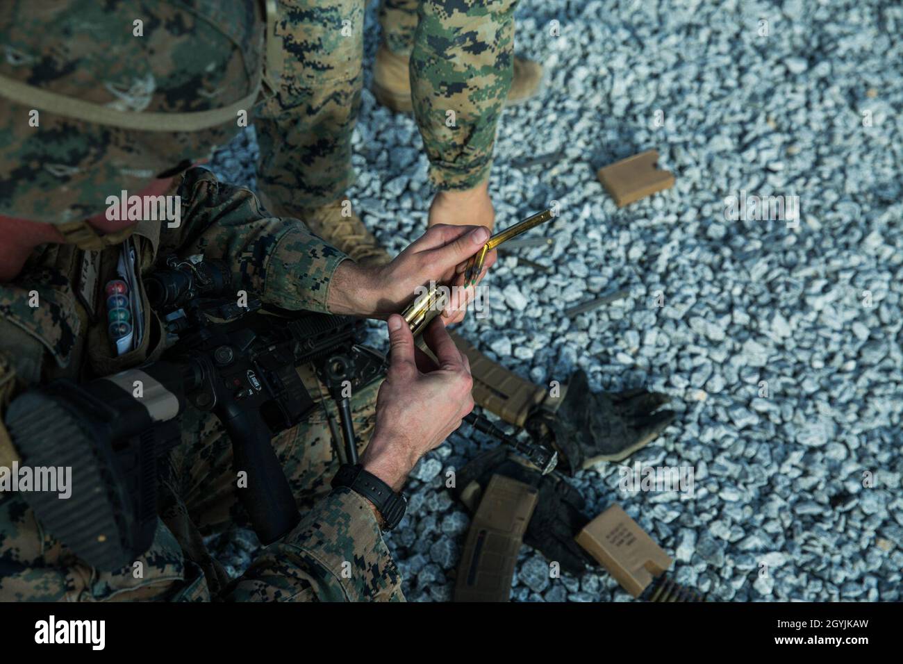Sgt. Ian Weber, a squad leader with Bravo Company, Battalion Landing ...