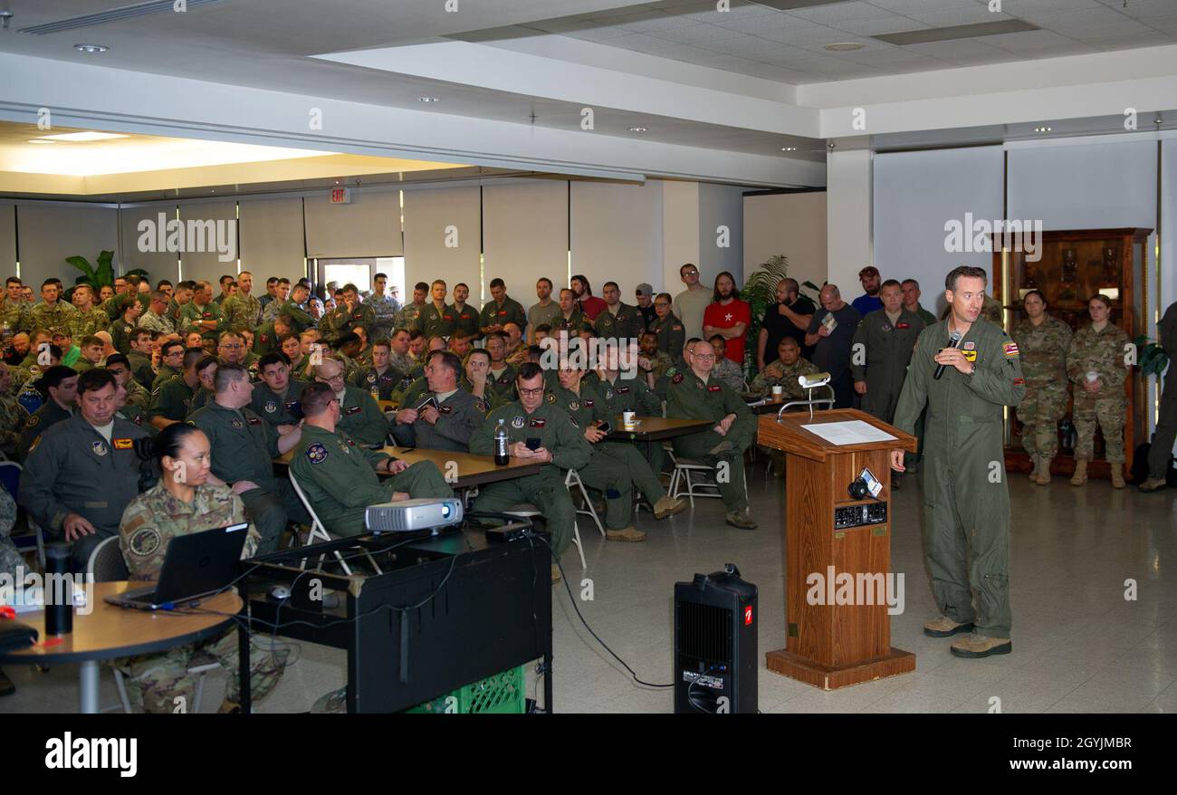 Lt. Col. Matthew Ohman, Sentry Aloha Exercise Director, welcomes ...