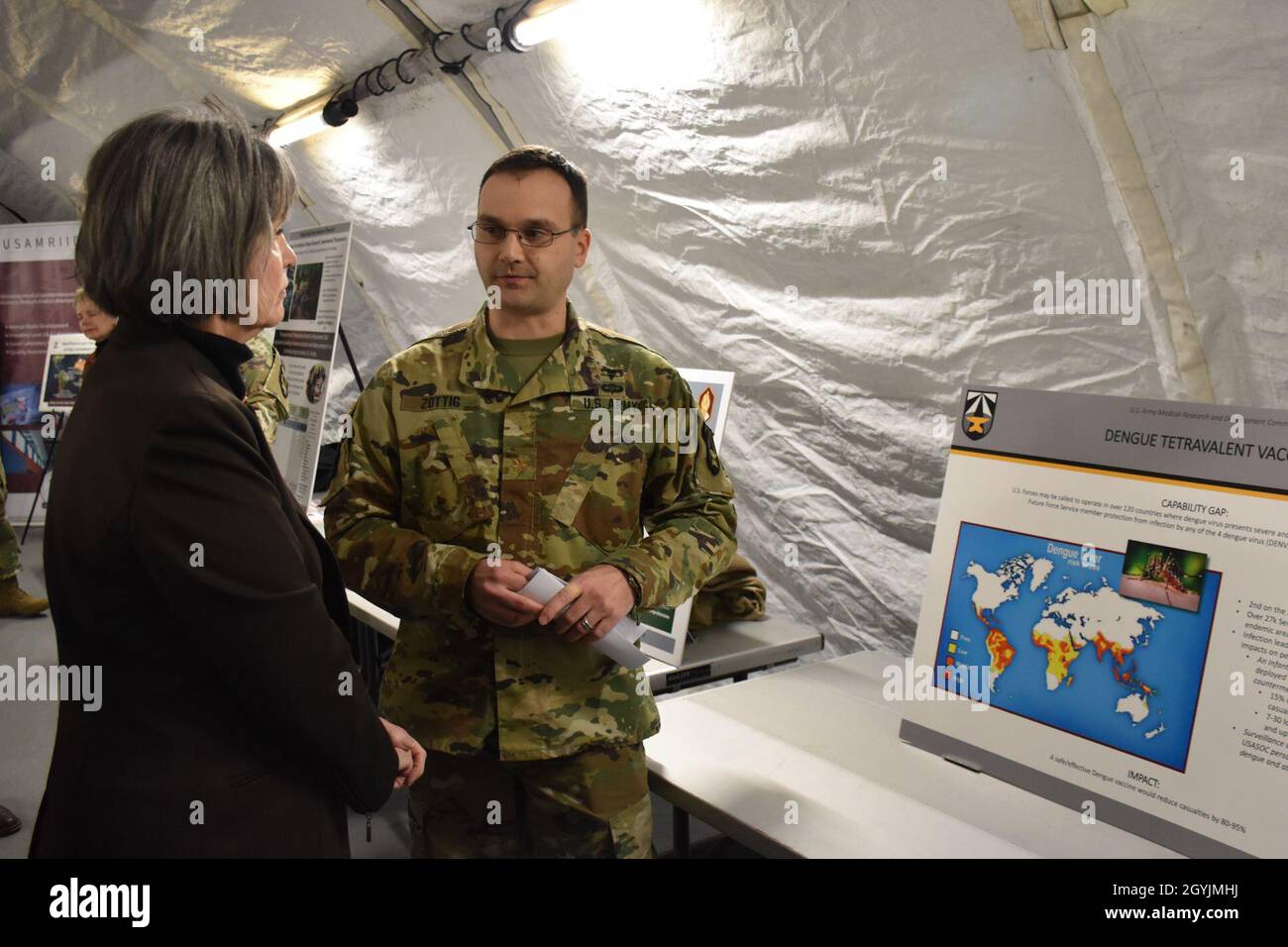 Army Maj. Victor Zottig, product manager with the U.S. Army Medical ...