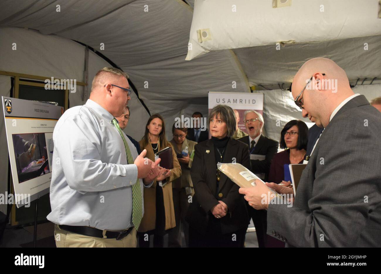 Andrew Atkinson, product manager with the U.S. Army Medical Materiel ...