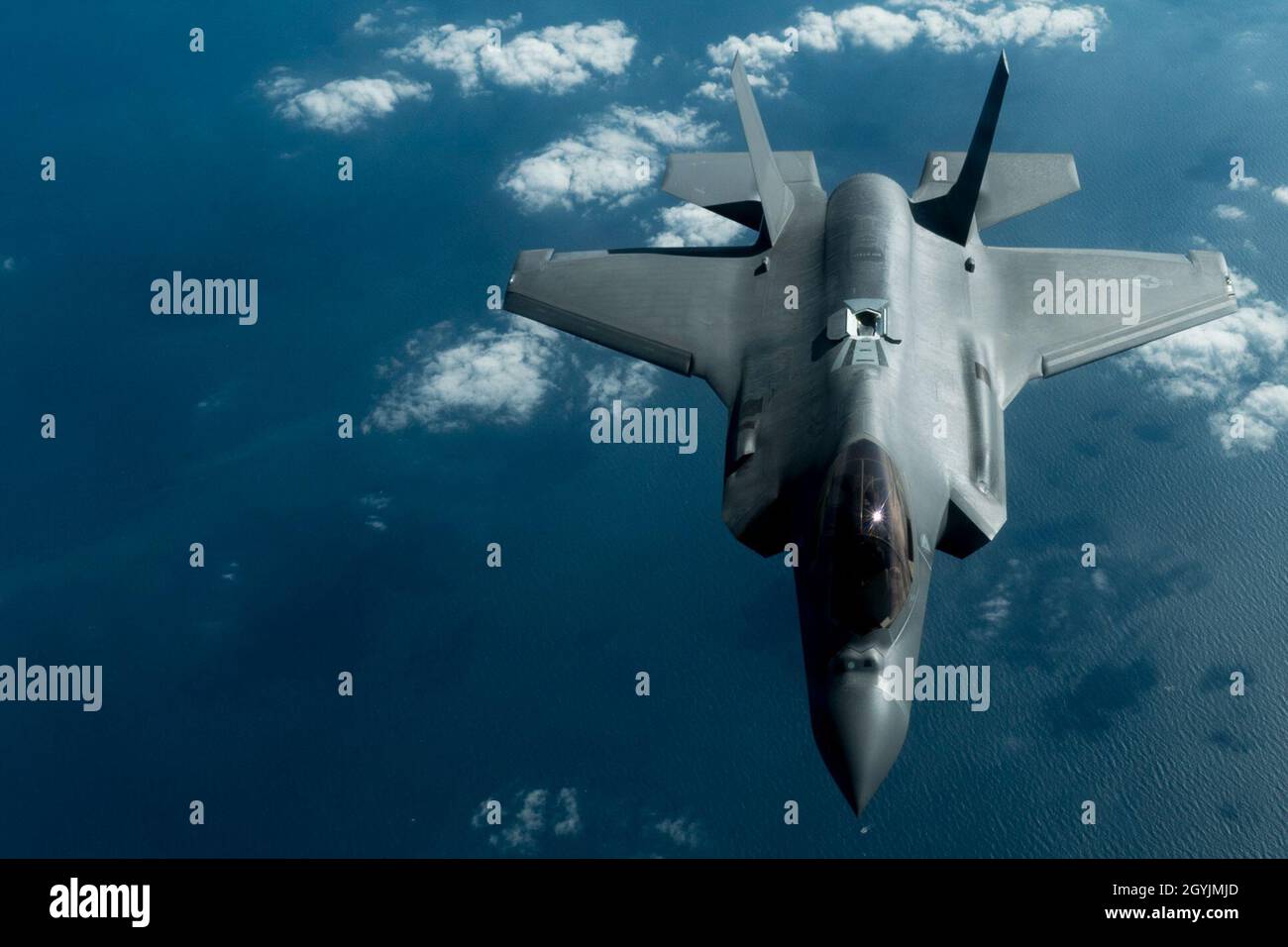 A U.S. Air Force F-35 Lightning II aircraft, assigned to the 34th ...