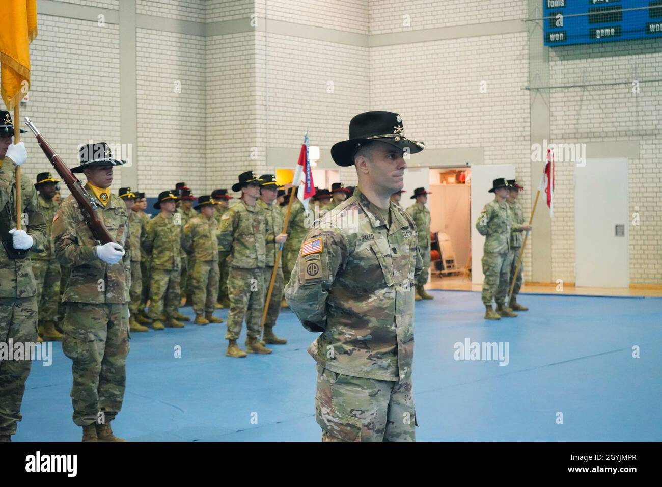 U.S. Army Lt. Col. Andrew Gallo, commander assigned to the 3rd Squadron ...
